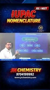 Organic Nomenclature & Structure Made Simple | JEE / NEET | JN Sir