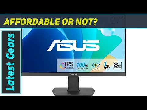 ASUS VA27EHF 27 Inch Monitor - Full HD, 100Hz, 1ms | In-Depth Review
