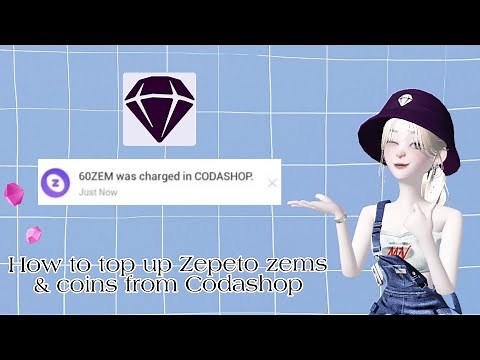 How to top up Zepeto zems & coins from Codashop