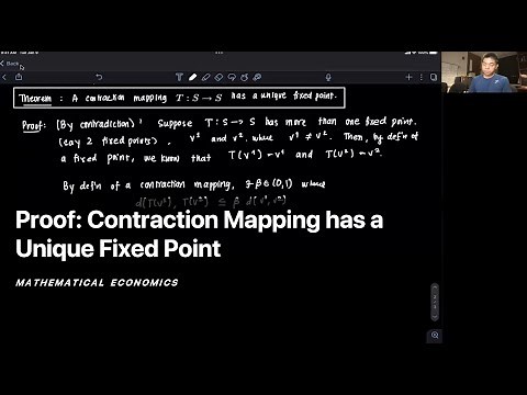 Proof: Contraction Mapping has a Unique Fixed Point