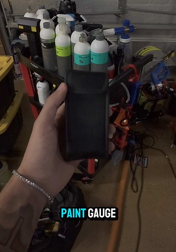 Using a paint gauge during paint correction is essential for detailers to ensure the right balance between correcting imperfections and preserving the vehicle’s paint. It accurately measures the thickness of the paint layer, helping to avoid removing too much material and risking damage to the surface or exposing the underlying primer. This tool allows detailers to safely perform corrections while maintaining the integrity of the paint, preventing costly mistakes and ensuring high-quality result