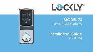 Lockly Model 7S FULL Installation Video