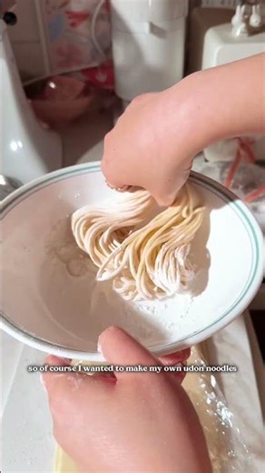 Homemade Udon Noodles ✨ Easy Recipe with Kitchenaid