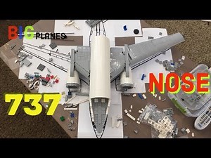 LEGO IDEAS 737 - nose and cockpit