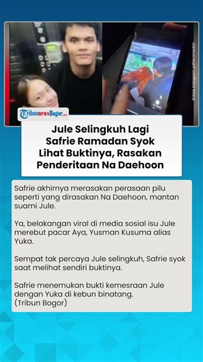 RASAKAN PENDERITAN NA DAEHOON! Safrie Menyesal kini Diselingkuhi Jule, Syok Lihat Bukti-bukti