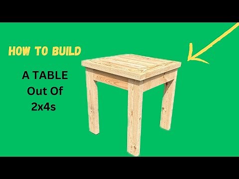 DIY 2x4 Patio Table Build! (Under $12!)