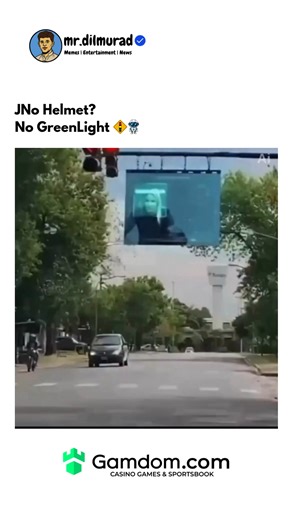 Memes | Entertainment | News on Instagram: "A viral clip shows a smart traffic signal that only turns green if every rider is wearing a helmet. No helmet. No green light. Whether this specific video is staged or real, the interesting part is this: the technology already exists. Using AI-powered computer vision, standard traffic cameras can detect: * Bikes and scooters * Riders * Helmet usage in real time Would this make roads safer… or feel too controlling? 🤔💬 Disclaimer: Video credit belongs