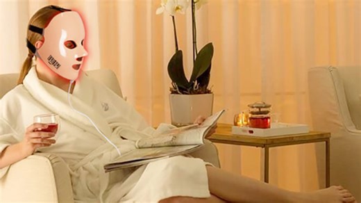 Watch NEWKEY FDA Cleared & Upgraded Light Therapy Mask for Wrinkles, Acne on Amazon Live