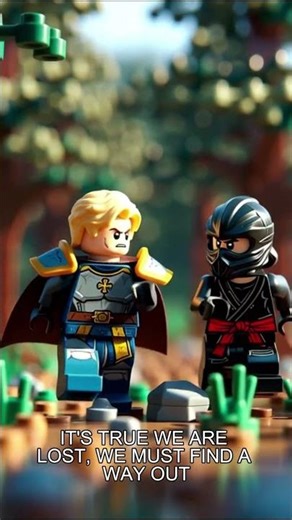 "LEGO Knight & Ninja Lost in the Dark Forest PART II 🌲 | Epic LEGO Adventure Short