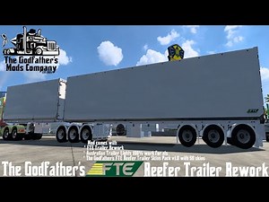 The Godfather's FTE Reefer Trailer Mega Pack for American Truck Simulator how to add the Mod #ats