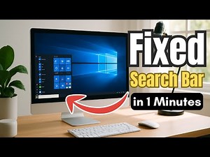 Search Bar Not Working in Windows 10 FIX ( Works 101% )