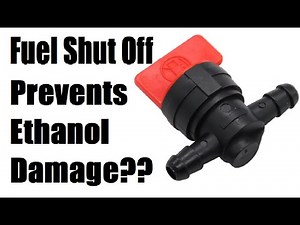 Lawnmower Fuel Shut Off Valve Install - Protection from Ethanol Gas Damage