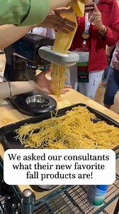 In July, we caught up with our consultants as they learned about the new fall products early! Here are some of their favorites. 😍 Do you have your eye on one of our new products? This month, you can get it at a discount! Host a Pampered Chef party in September and when guest sales are $200 or more, you can choose any product or set for 60% off! 🤩 Contact your consultant or learn more here: https://bit.ly/4dCTVTK #newproducts #pamperedchefparty #discount #letsgetcooking #hostaparty | Pampered C