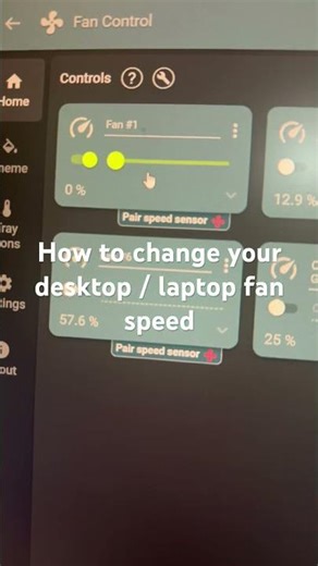 How to change your desktop / laptop fan speed