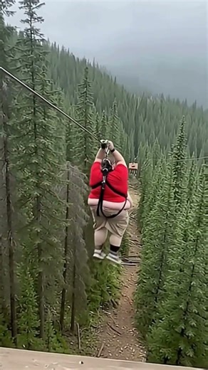 Man Falls Off Zipline Mid-Ride! Shocking Moment Caught on Camera 😳 | #youtubeshorts #aishorts #reels