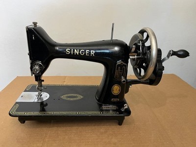 Vintage 1956 Singer 99k Hand Crank Sewing Machine | eBay
