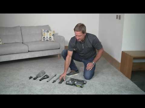 Gtech Power Sweeper (SW02, SW20, SW22, SW26) | Identifying and assembling the handle