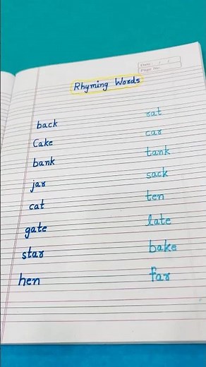 Rhyming Words Activity for Kids | Easy Phonics Learning
