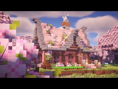 Minecraft 1.20 | How to Build the Perfect Cherry Blossom House for Survival
