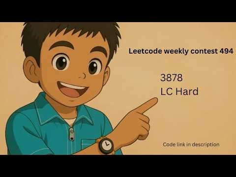 Leetcode 3878 | Count Good Subarrays | Very Interesting | Leetcode weekly contest 494