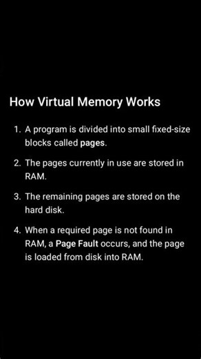 How Virtual Memory Works #computer