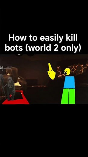 how to kill bots in roblox the forge #roblox #animation #cool #noob #theforgeroblox #theforge