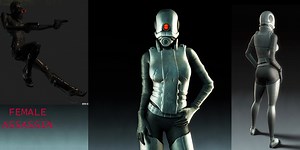 Female Assassin Background addon - Garrys Mod for Half-Life 2