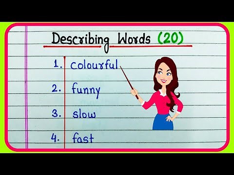 Describing Words - Adjectives | Learn Describing Words in English Grammar | Describing Words 20