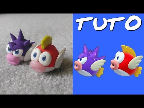 TUTO FIMO | Poisson Cheep Cheep (de Mario)