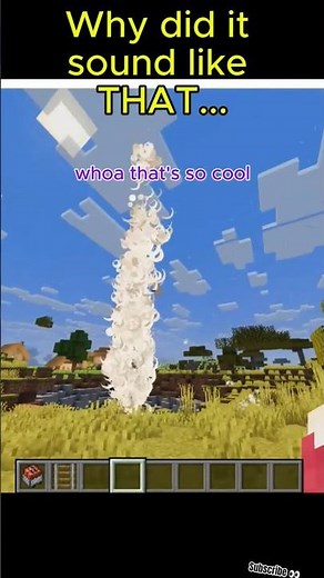 Minecraft- Stacking TNT minecarts makes a weird sound when moving. (NUKE) #minecraft