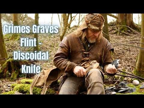 Knapping Rare Grimes Graves Flint | When an Axe Becomes a Discoidal Knife