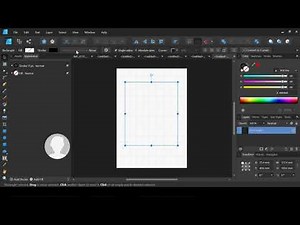 Changing the colour of a rectangle in Affinity Designer