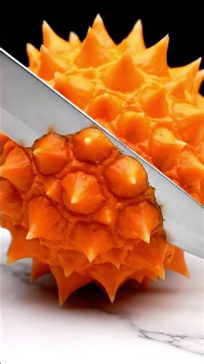 This Dinosaur Egg Fruit Is Full of Slime 🦖💚 #shorts #satisfying #asmr