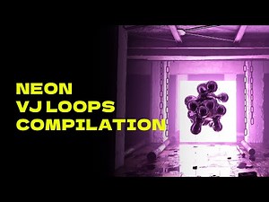 NEON VJ LOOPS - 4K Visuals Compilation for DJ, VJ & more!