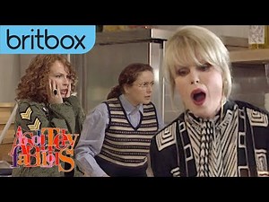 Patsy Breaks Her Wrist Giving Eddie A Massage | Absolutely Fabulous
