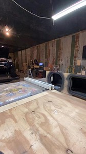 Adding some shape to this Chevy truck box with my table saw. This is essentially giving me a very larger chamfer I couldn’t achieve on my router | CustomLowz