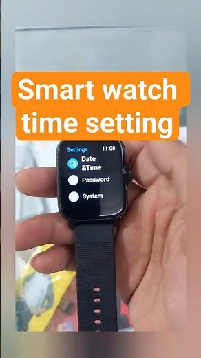 Smart watch time setting | How to set smart watch time |smart watch time setting kaise kare #shorts