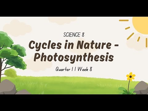 Science 8 Week 7 - Cycles in Nature II ( Photosynthesis)