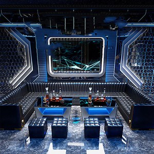 [Hot Item] Strip Club Furniture Nightclub Lounge U Shape L Shape Night Club Bar Sofa PARA LED Bar Counter Stool Booth Seating Sofa