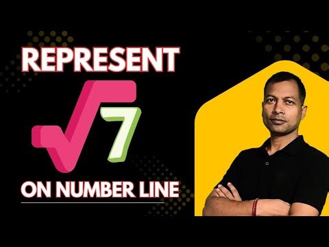 How to Represent √7 on Number Line | Easy Construction Using Compass, Scale & Geometry