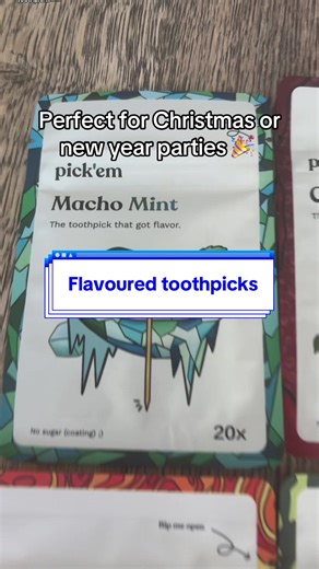 Flavorful Toothpicks for Fresh Breath On-The-Go