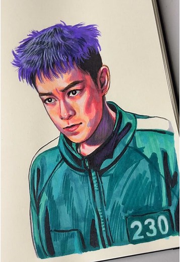 Thanos from Squid Game 2: Drawing Player 230