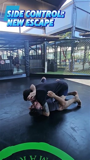 Simple Side Control Sweep From Bottom (No Strength Needed)