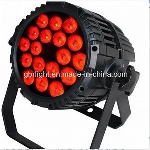 [Hot Item] Indoor Stage DMX 18PCS 12W Rgbwauv LED PAR Light for DJ Wedding Party
