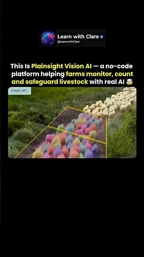 AI That Counts Livestock Automatically 🤯 | Smart Farming Tech 🐑