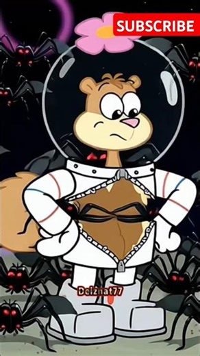 A Horror Night for Sandy Cheeks 👻 #spongebobsquarepants #creepy #usashorts