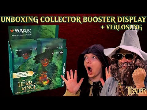 MTG Lord of the Rings Opening Collector Booster Display deutsch | Magic the Gathering Unboxing 2023