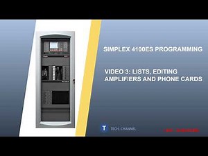 Simplex 4100ES Programming Video 3 of 5