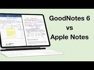 Goodnotes 6 vs Apple Notes (2025): Ultimate Comparison