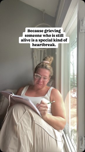 I’ve learned that not all grief comes with closure. Ambiguous grief is one of the hardest things I’ve ever had to navigate. It’s grieving someone who is still alive, someone who you love deeply but can’t always reach. This kind of grief doesn’t just happen with one type of person. It shows up when we lose someone over and over again to addiction, severe mental illness, dementia, Alzheimer’s, or any condition that takes away the parts of them we love the most. It’s the grief of seeing them but no